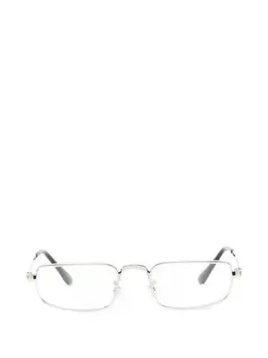 Ray-ban Rectangle Frame Eyeglasses - Silver
