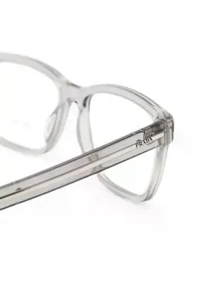 Prada Rectangle Frame Glasses - Grey