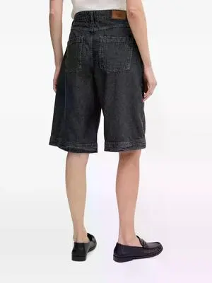 HOSS INTROPIA Wide-leg Denim Shorts