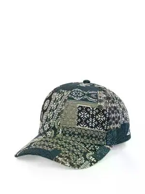 LES DEUX Jacquard Baseball Cap - Green
