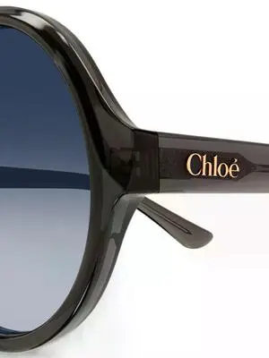 Chloé Salome Round Frame Sunglasses