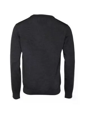 Dolce & Gabbana Logo Embroidered Wool Sweater
