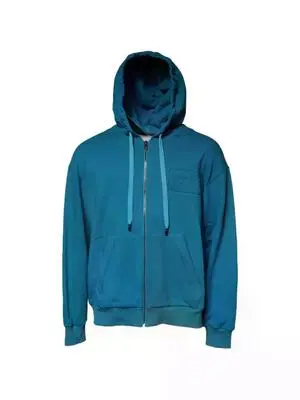 Dolce & Gabbana Zip-up Hoodie With Logo Patch