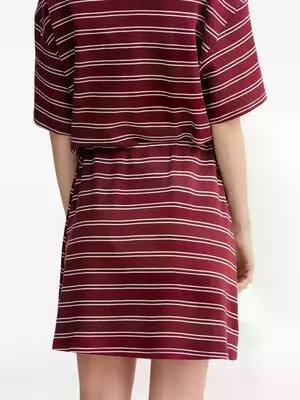 GESTUZ Horizontal Stripe Mini Skirt