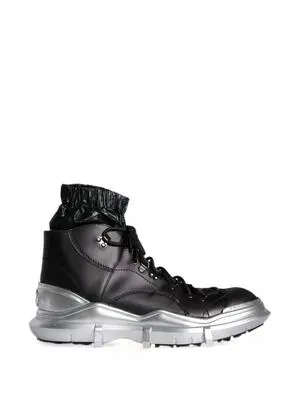 Dolce & Gabbana Galileo Panelled High-top Sneakers
