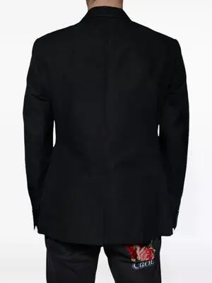 Dolce & Gabbana Double-breasted Linen Blazer