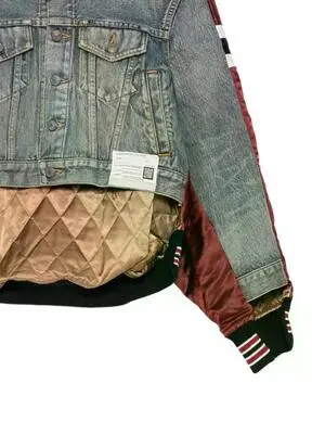 Mihara Yasuhiro Layered Denim And Bomber Jacket