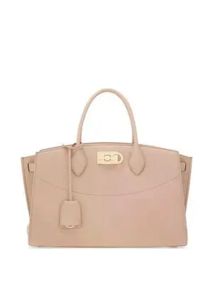 FERRAGAMO Studio Soft Tote Bag - Neutrals