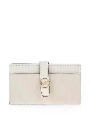 Michael Kors Greenwich Logo-plaque Wallet - Neutrals