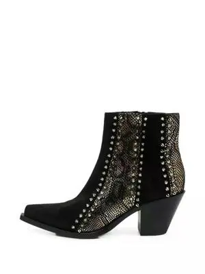 CHRISTIAN LOUBOUTIN Ankle Boots With Stud Embellishment