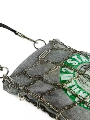Dsquared2 Chain-link Jersey Shoulder Bag