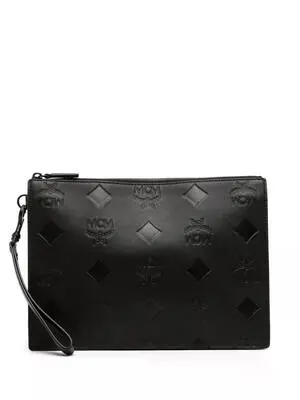 Mcm Monogram Clutch Bag