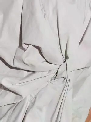 Issey Miyake Asymmetric Draped Midi Skirt