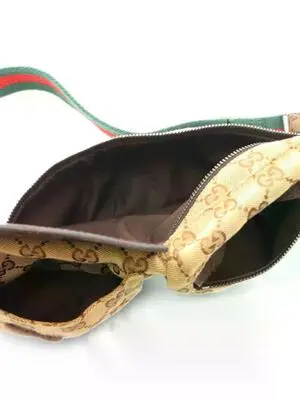 Gucci 2000s Gg Canvas Body Bag - Neutrals