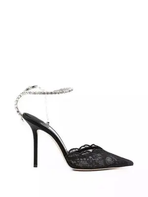 JIMMY CHOO Saeda Floral Lace Pumps
