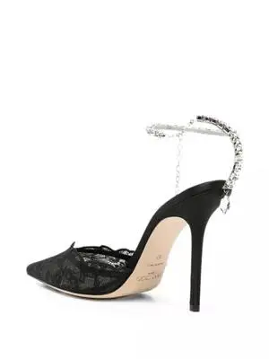 JIMMY CHOO Saeda Floral Lace Pumps