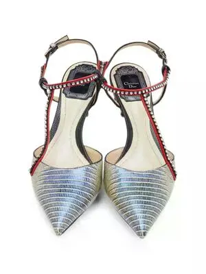 Dior Crystal-embellished Heeled Pumps