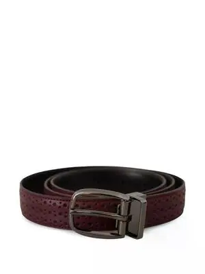 Dolce & Gabbana Perforated Leather Belt