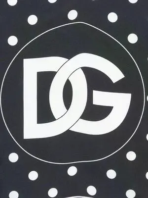 Dolce & Gabbana Dg-logo Scarf - Black