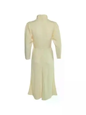 Miu Miu Neck-tie Midi Dress