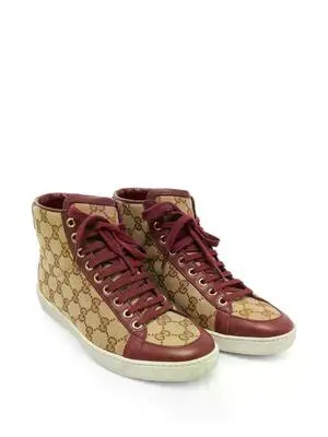 Gucci High Top Lace-up Sneakers