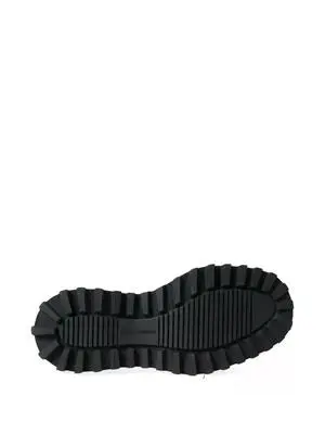 Dolce & Gabbana Leather Chain-trim Platform Ankle Boots