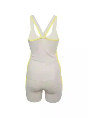 Hermès Striped Technical-knit Yoga Set