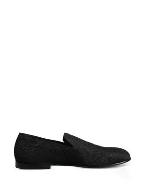 Dolce & Gabbana Floral Jacquard Loafers