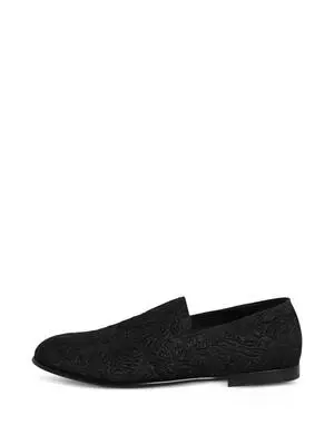 Dolce & Gabbana Floral Jacquard Loafers