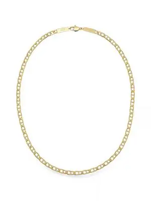 YOJ Figaro-cut Chain Necklace - Gold