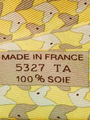 Hermès Silk Horse Heads Print Tie
