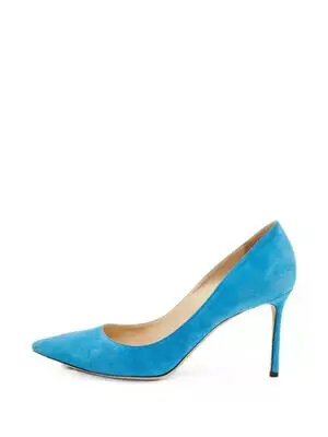 JIMMY CHOO Abel Suede Pointed Toe Stiletto Pumps