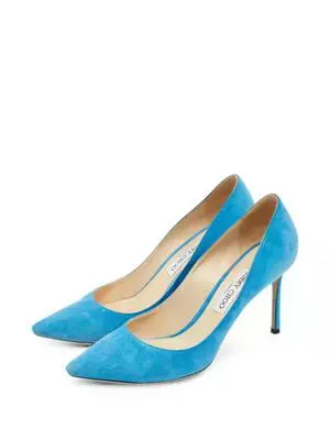 JIMMY CHOO Abel Suede Pointed Toe Stiletto Pumps