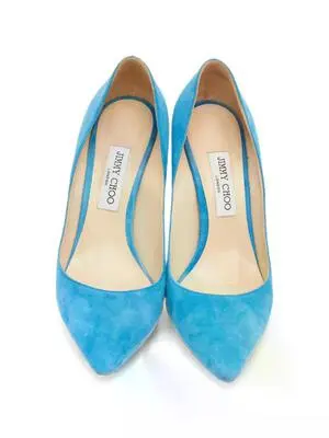 JIMMY CHOO Abel Suede Pointed Toe Stiletto Pumps