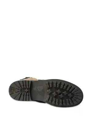 Dolce & Gabbana Shearling-panel Buckle-strap Boots