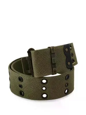 Ermanno Scervino Embellished Canvas Belt