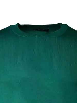 Dolce & Gabbana Merino Wool Crew Neck Sweater