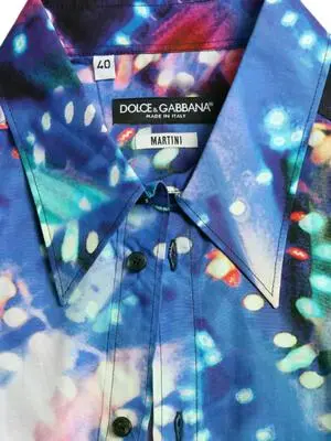 Dolce & Gabbana Luminarie Martini Printed Shirt