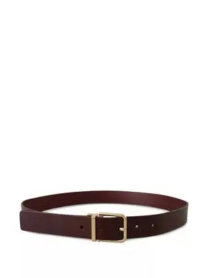 Dolce & Gabbana Leather Buckle Belt - Brown