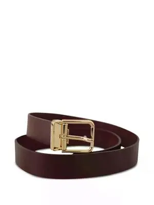 Dolce & Gabbana Leather Buckle Belt