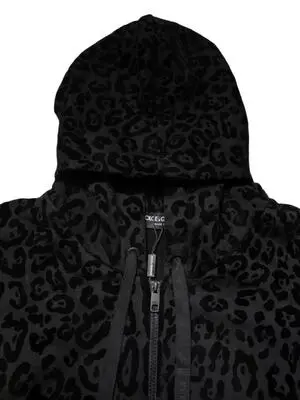 Dolce & Gabbana Leopard-print Zip-up Hoodie