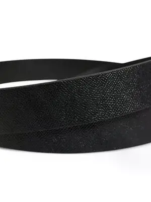 Dolce & Gabbana Leather Logo Buckle Belt