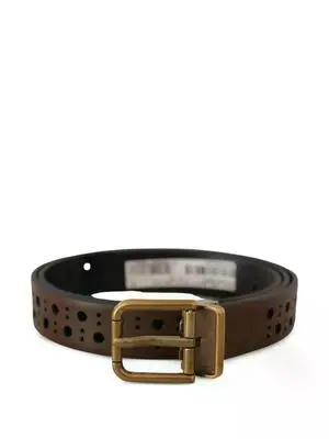 Dolce & Gabbana Perforated Leather Belt