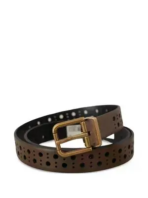 Dolce & Gabbana Perforated Leather Belt