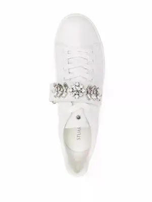 STUART WEITZMAN Embellished Low-top Sneakers