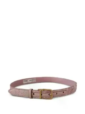 Dolce & Gabbana Embroidered Jacquard Belt