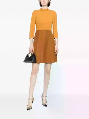 Chloé Two-tone Silk Dress