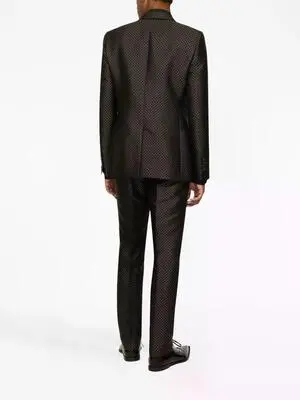 Dolce & Gabbana Martini-fit Jacquard Single-breasted Suit