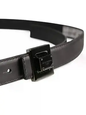Dolce & Gabbana Square-buckle Leather Belt