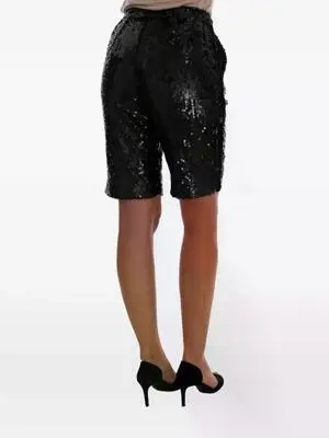 Dolce & Gabbana Sequin Embellished Knee-length Tailored Shorts